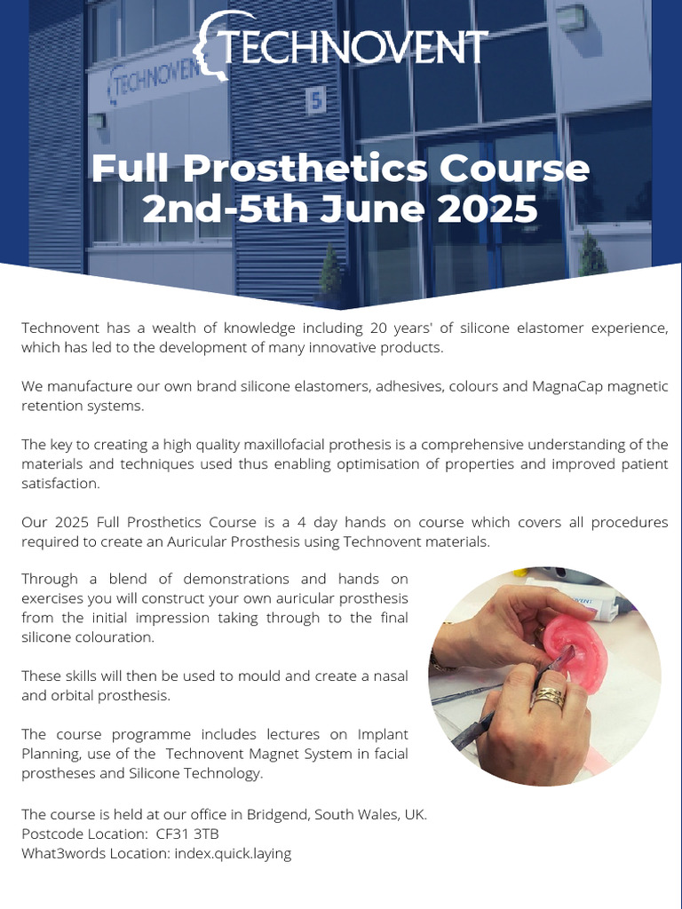 Technovent 2025 Course Booking | PDF | Prosthesis | Credit Card