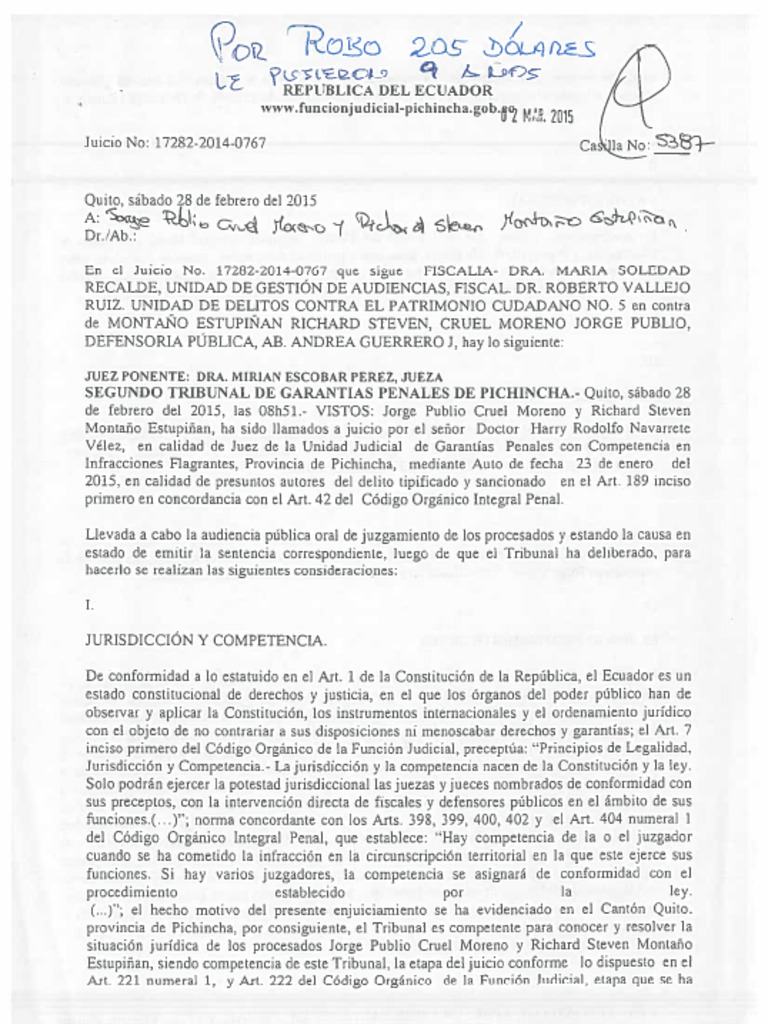 Caso 12 - Jorge Cruel y Steven Montaño - 9 Años - Quito | PDF
