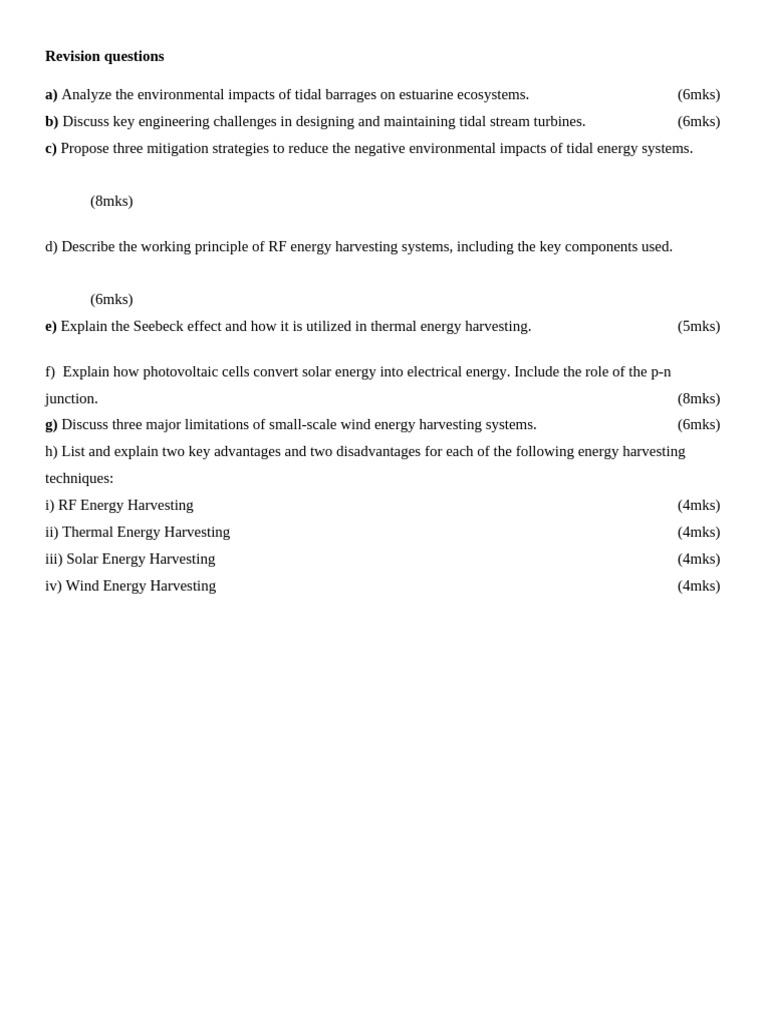 Tidal Energy 1 | PDF