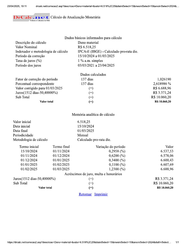 Dano Material Jose Jorge | PDF