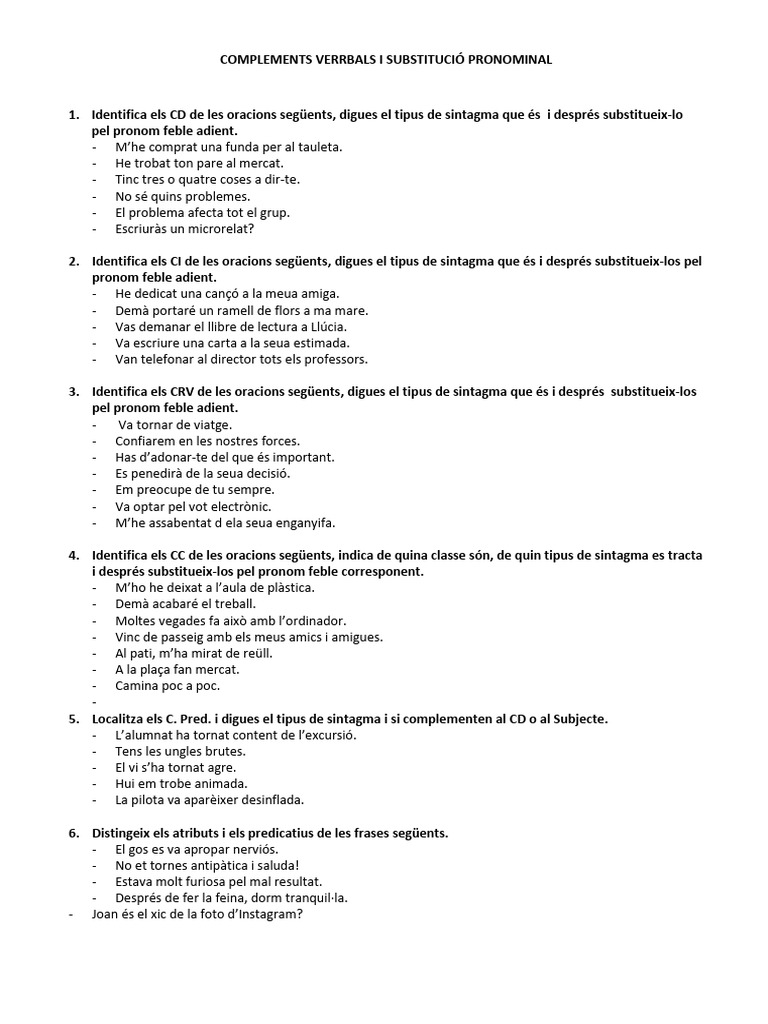 ACTV. Anàlisi I Un Pronm Andana | PDF