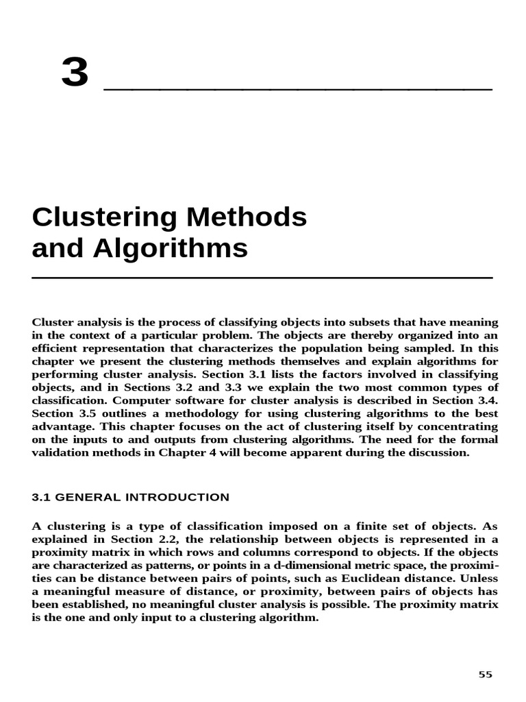Polythetic Clustering Methods Explained | PDF | Cluster Analysis ...