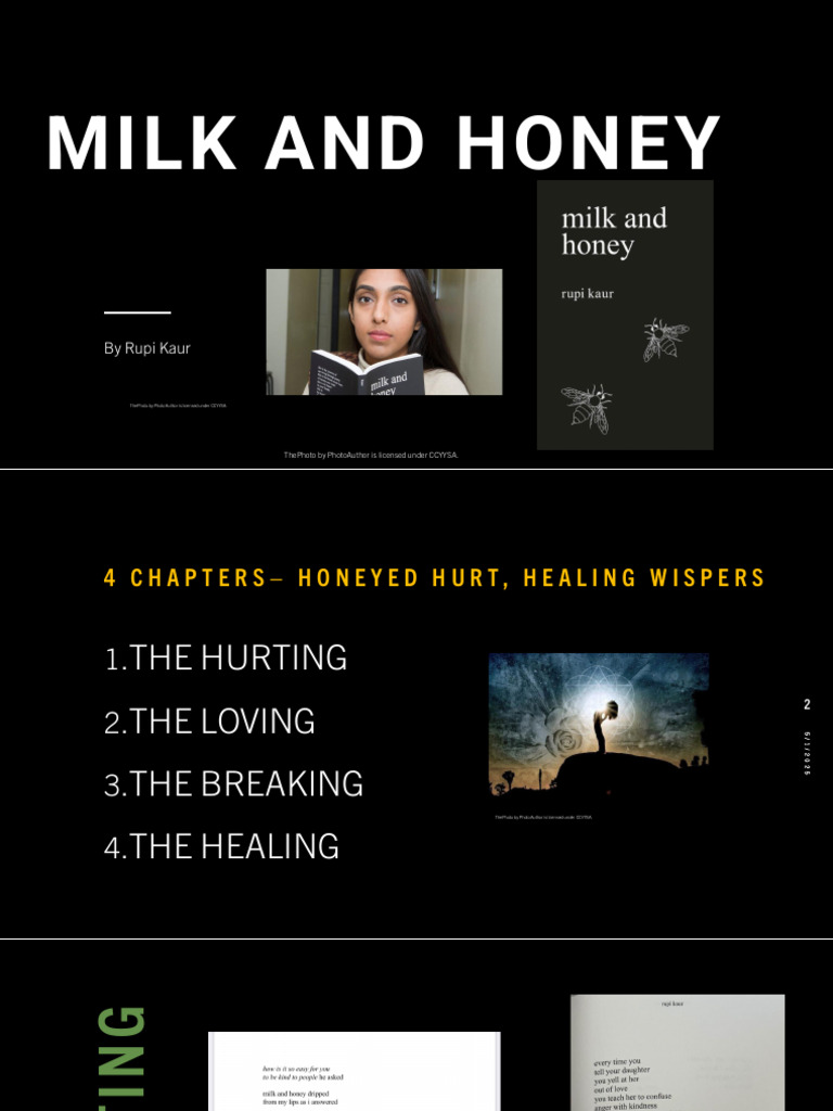 Milk and Honey by Rupi Kaur Presentaion Ss | PDF