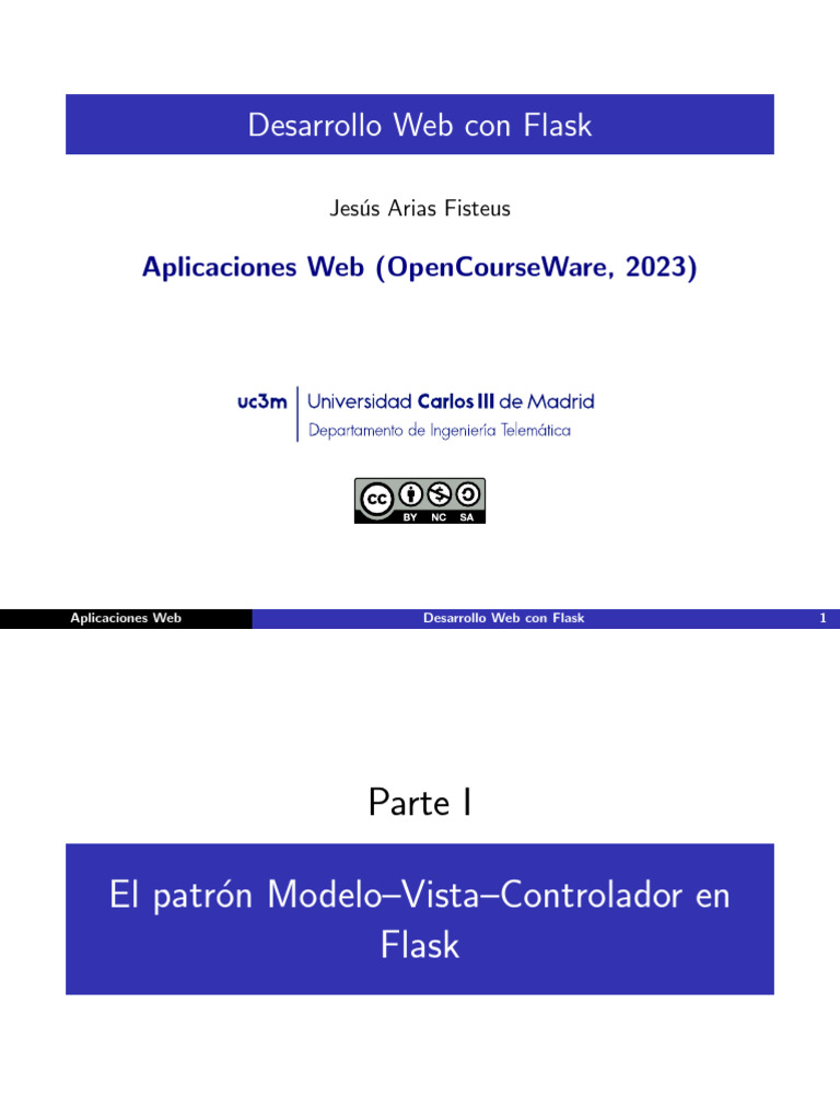 Flask | PDF | Modelo – Vista – Controlador | Aplicación web