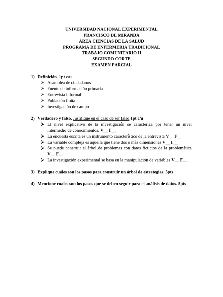 Examen Parcial S2B | PDF