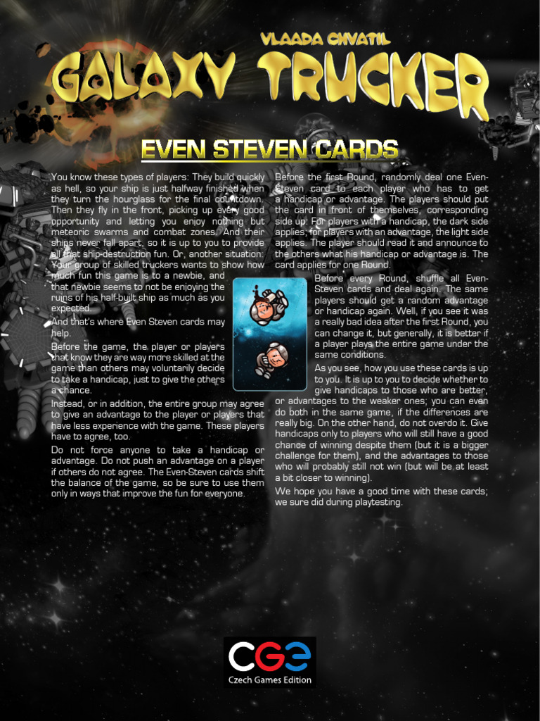 Galaxy Trucker 3.5 - Even Steven | PDF
