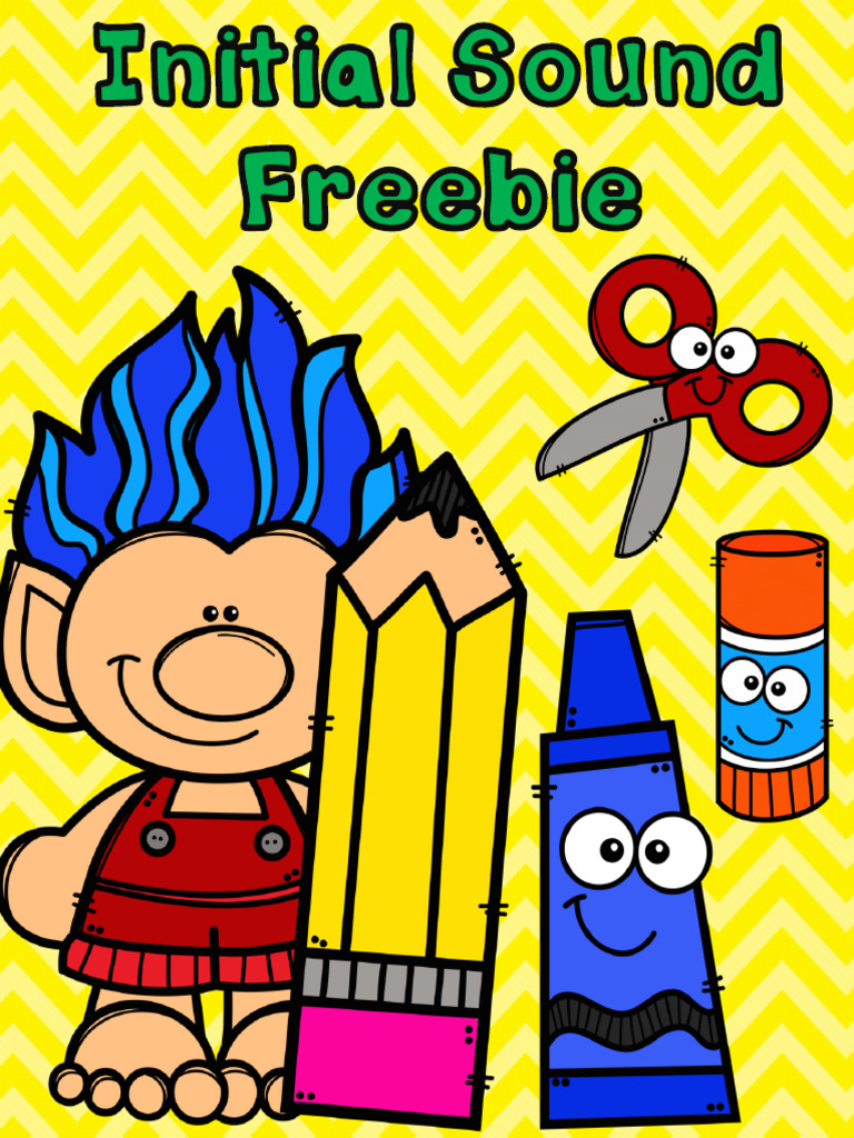 Initial Sound Freebie Cutand Paste Alphabet Worksheets | PDF