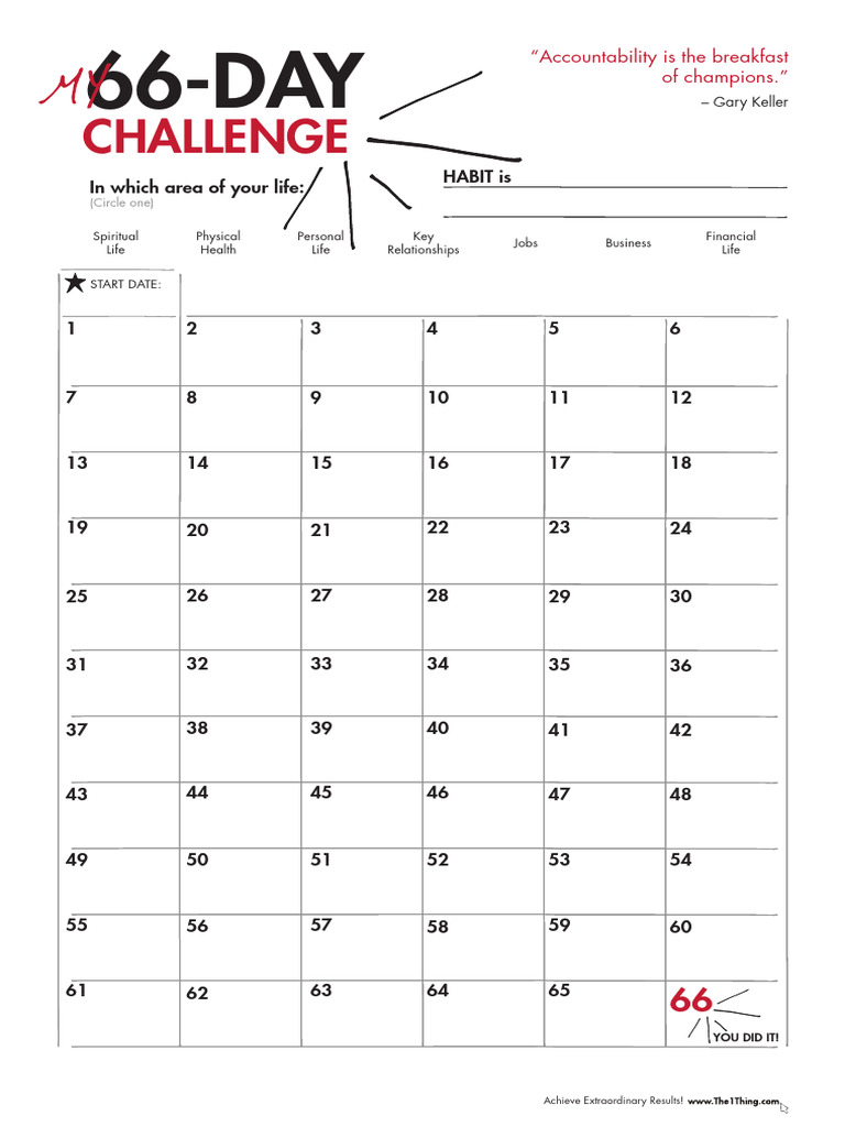 66 Day 5 Minute Challenge | PDF