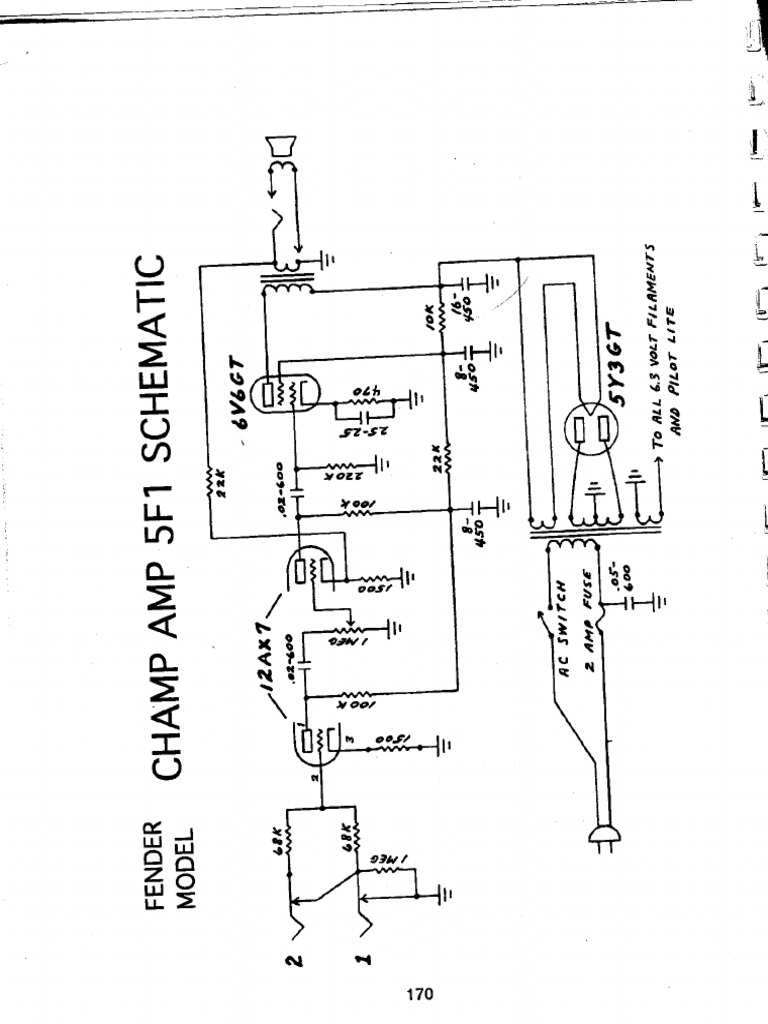 170 Champ 5F1 Schematic | PDF