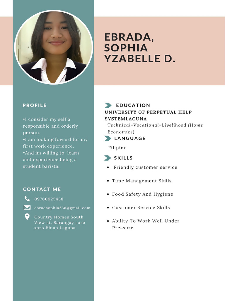 Ebrada - Sophia Yzabelle - D. | PDF