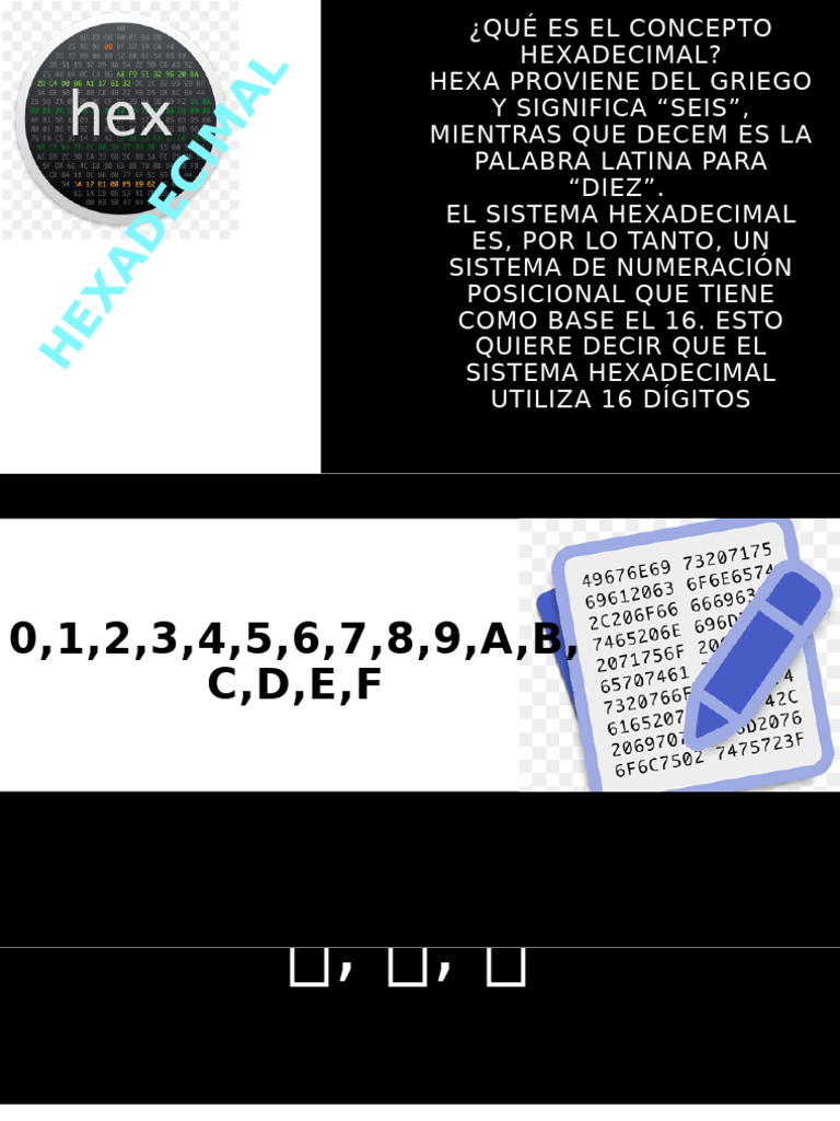 Qué Es El Concepto Hexadecimal | PDF