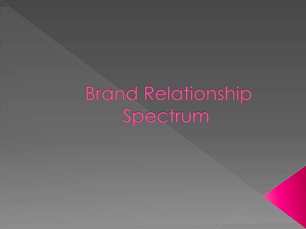 Brand Relationship Spectrum | PDF | Brand | Strategic Management