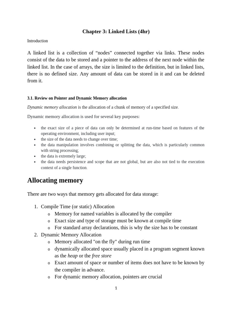 Data Structure Chapter 3 | PDF | Pointer (Computer Programming) | Variable (Computer Science)