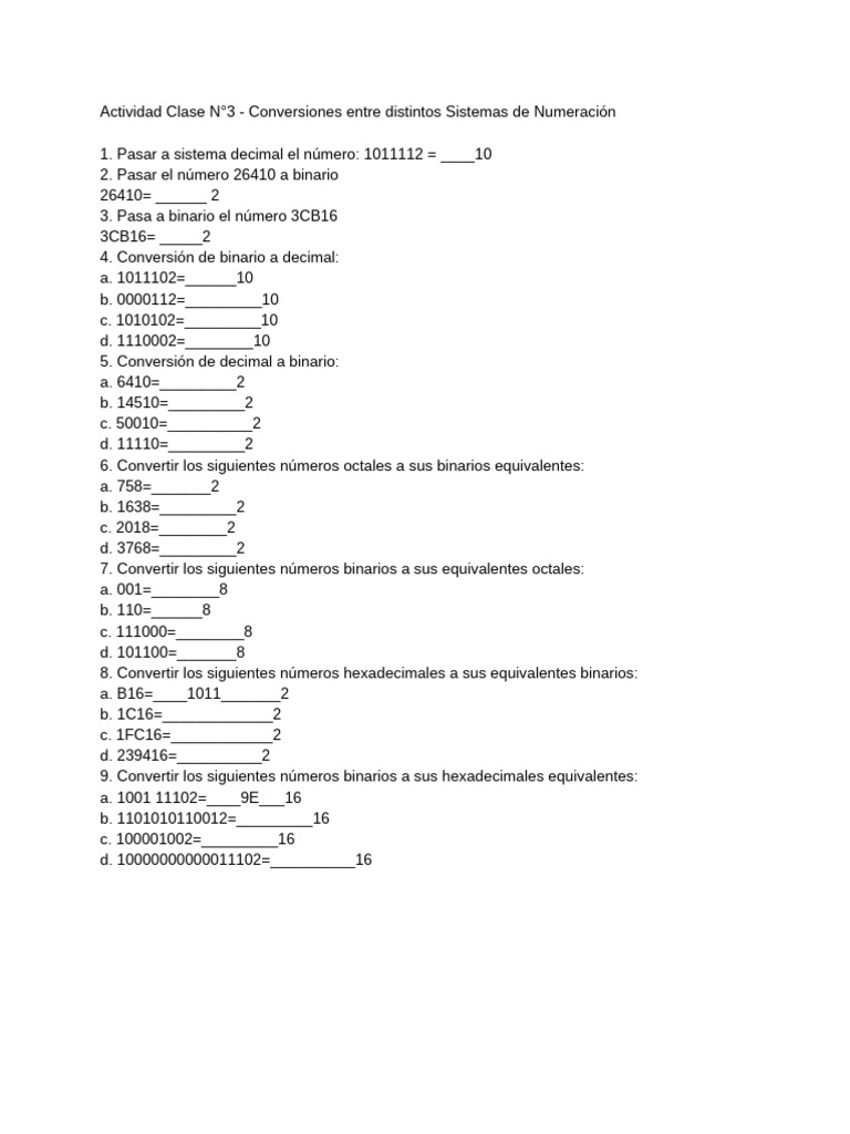 Valentina Mendoza - Actividad Clase N°3 - Conversiones entre distintos ...