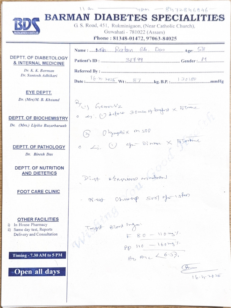 Barman Diabetes | PDF