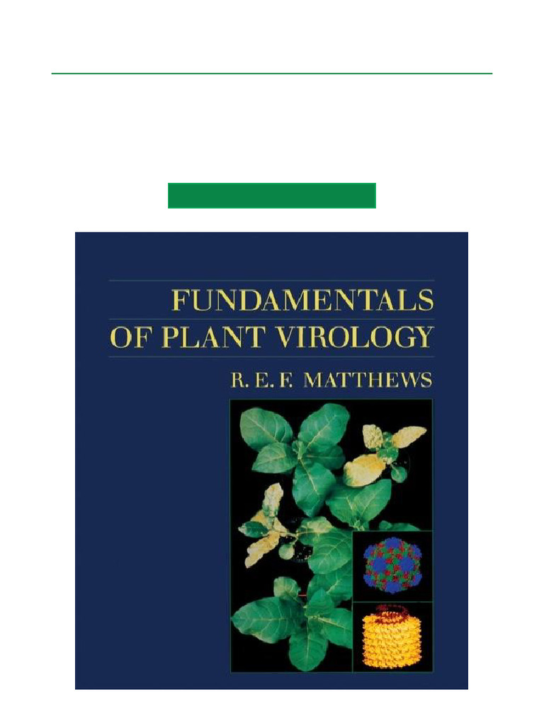 Plant Virology Fundamentals PDF Download | PDF | Sense (Molecular ...