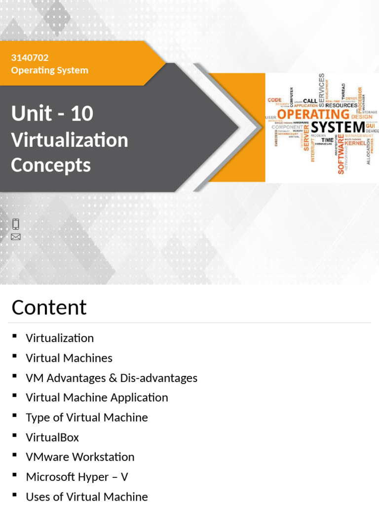 OS GTU Study Material Presentations Unit-10 06042020061638PM | PDF | Virtualization | Virtual ...