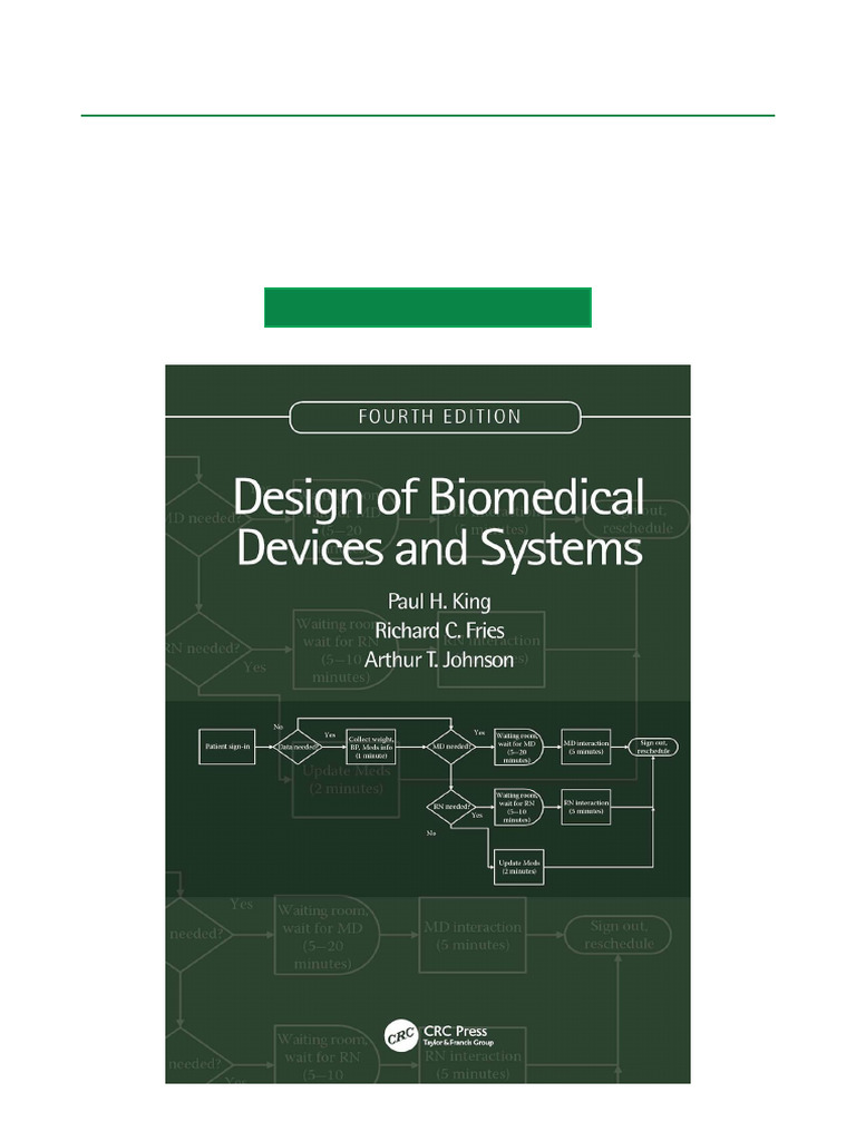 Design of Biomedical Devices and Systems, 4th Edition All Chapters ...