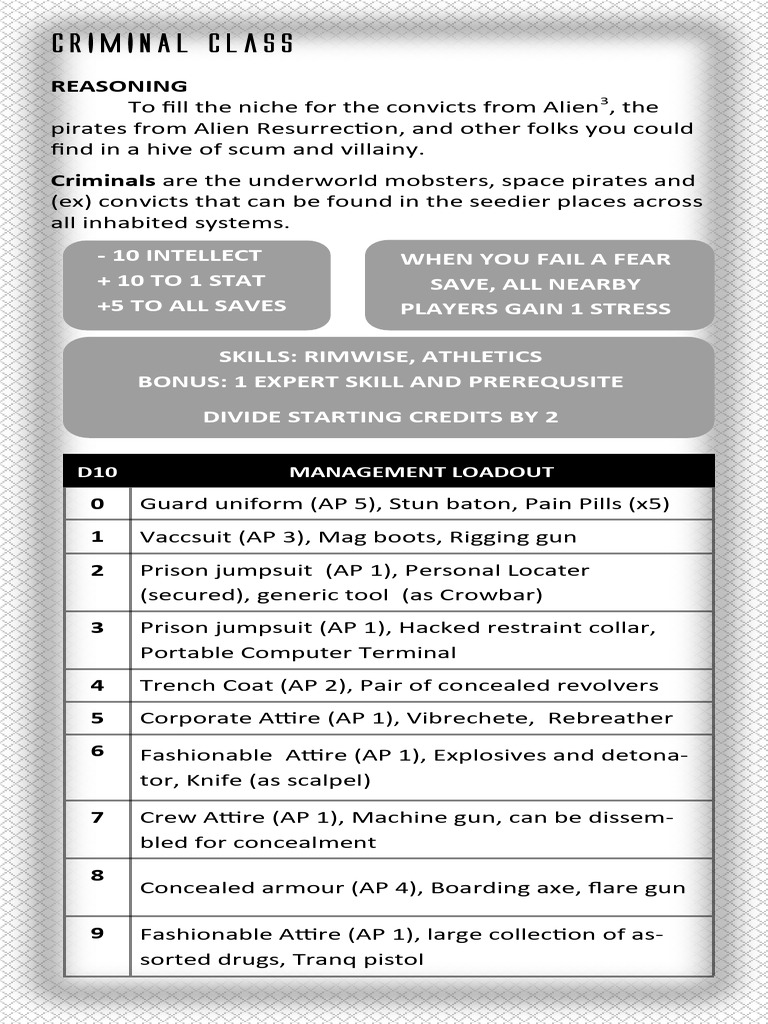 Criminal Class1.2 | PDF