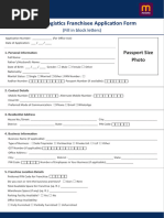 Valmo Franchise Form | PDF