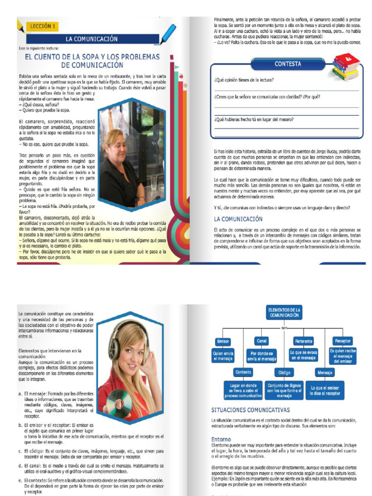 Primer Tema Español Decimo PDF | PDF