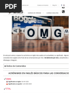 Significado de LOL, OMG, BTW y más | PDF | Cookie HTTP | Internet