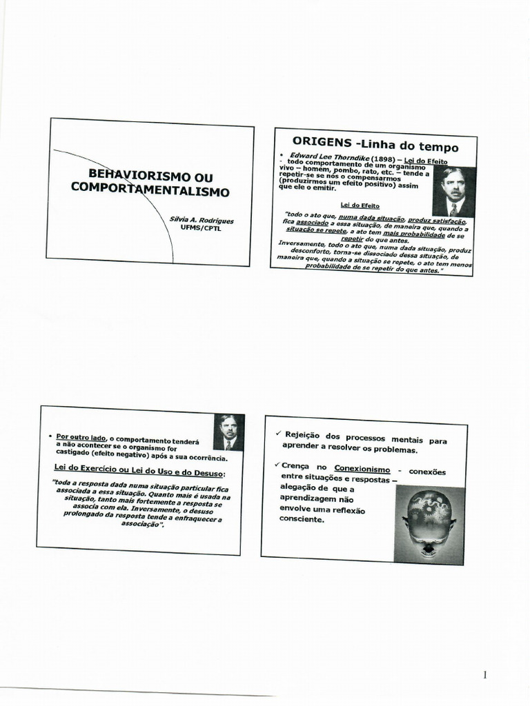 Behaviorismo Ou Comportamentalismo | PDF