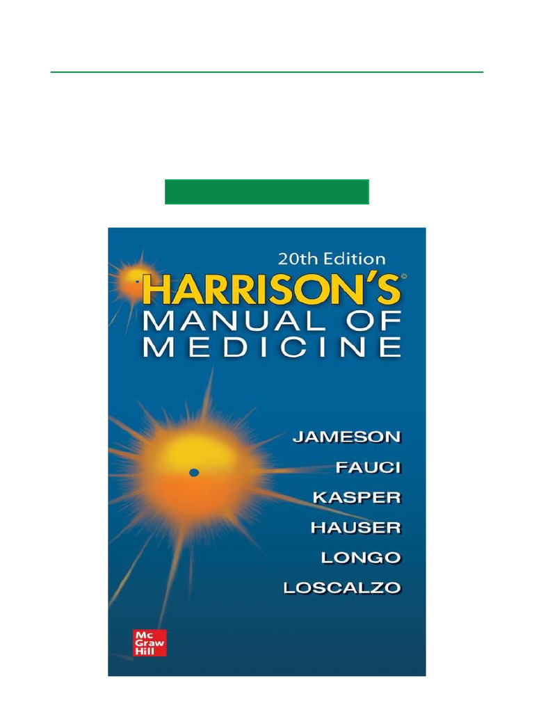 Harrison's Manual of Medicine 20th Ed. | PDF | Respiratory Diseases ...