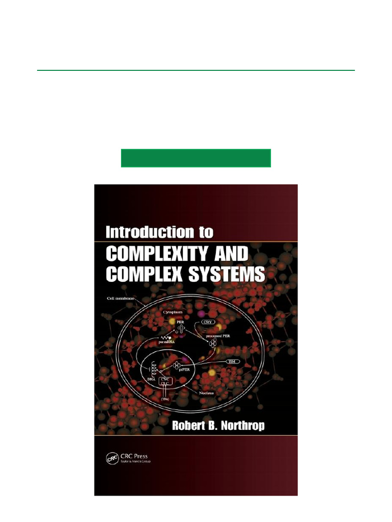 Introduction To Complexity and Complex Systems 1st Edition Latest ...