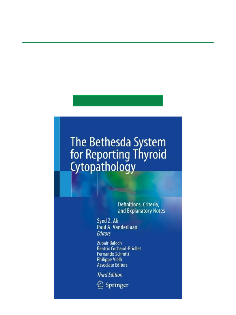 The Bethesda System For Reporting Thyroid Cytopathology Definitions ...