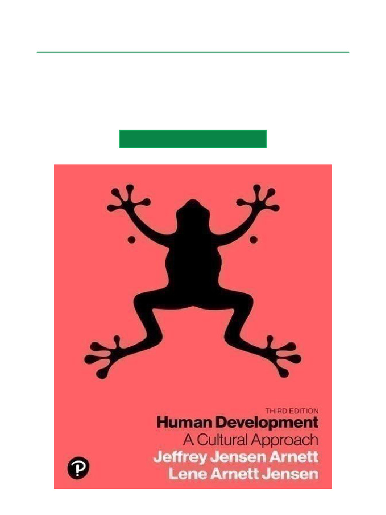 Human Development A Cultural Approach, 3rd Edition High-Resolution PDF ...