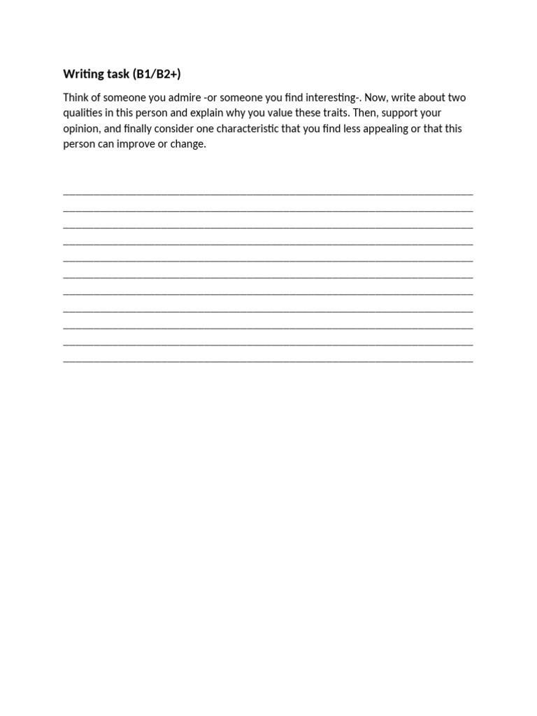 Writing Task | PDF