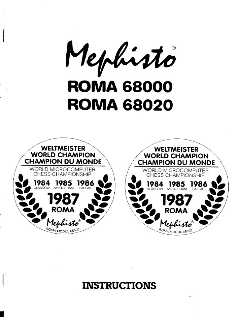 MP-EMU-Mephisto Roma | PDF