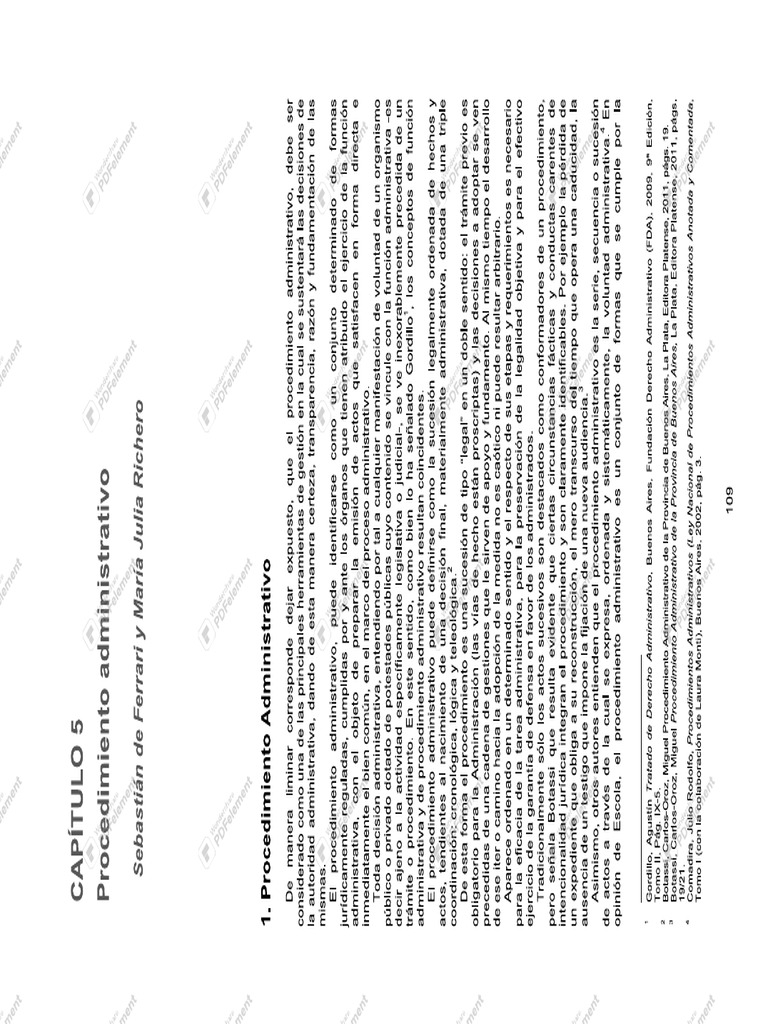Procedimiento Adm. Botasi | PDF