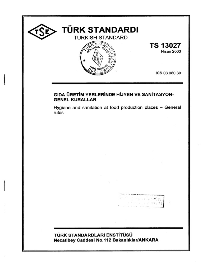 TS 13027 | PDF