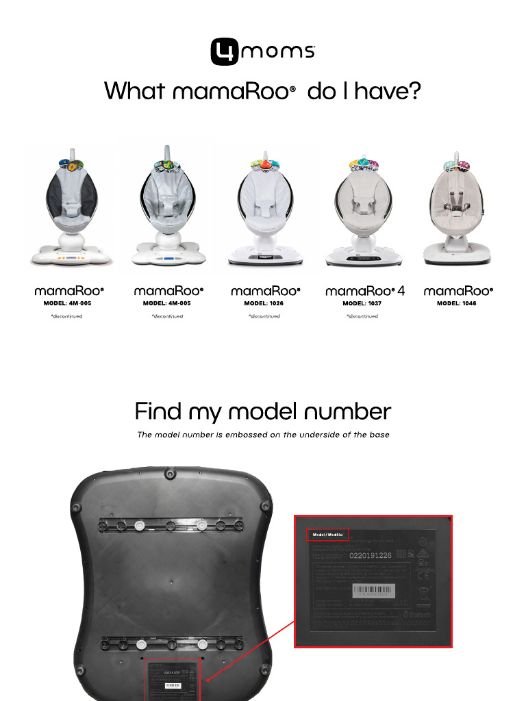 4moms Mamaroo Identifier | PDF