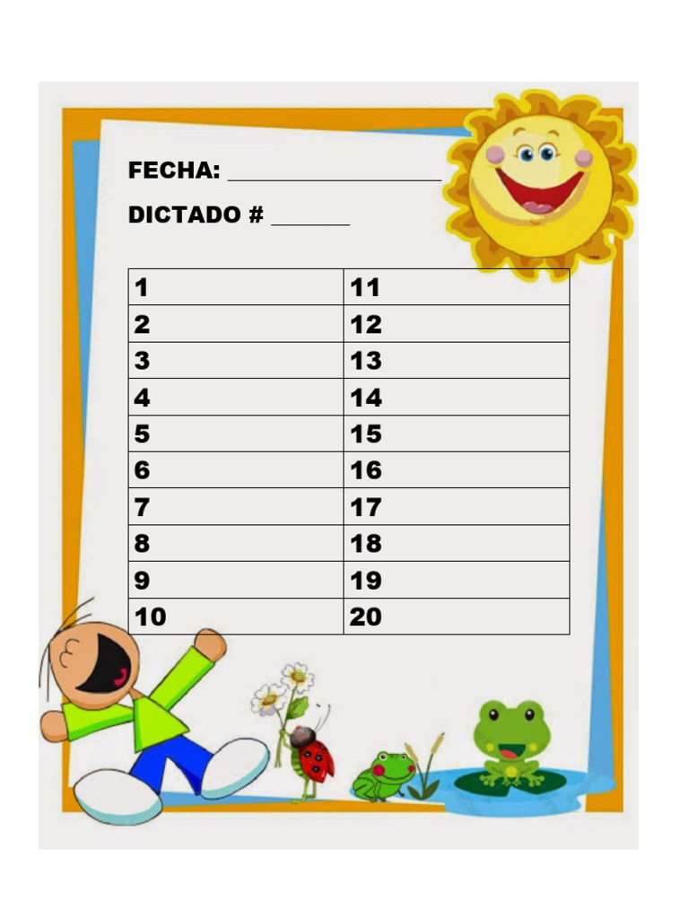 Dictado | PDF