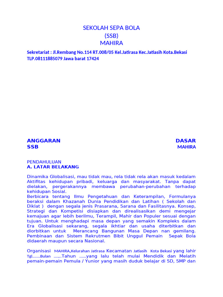 Contoh Ad Art Mahira | PDF