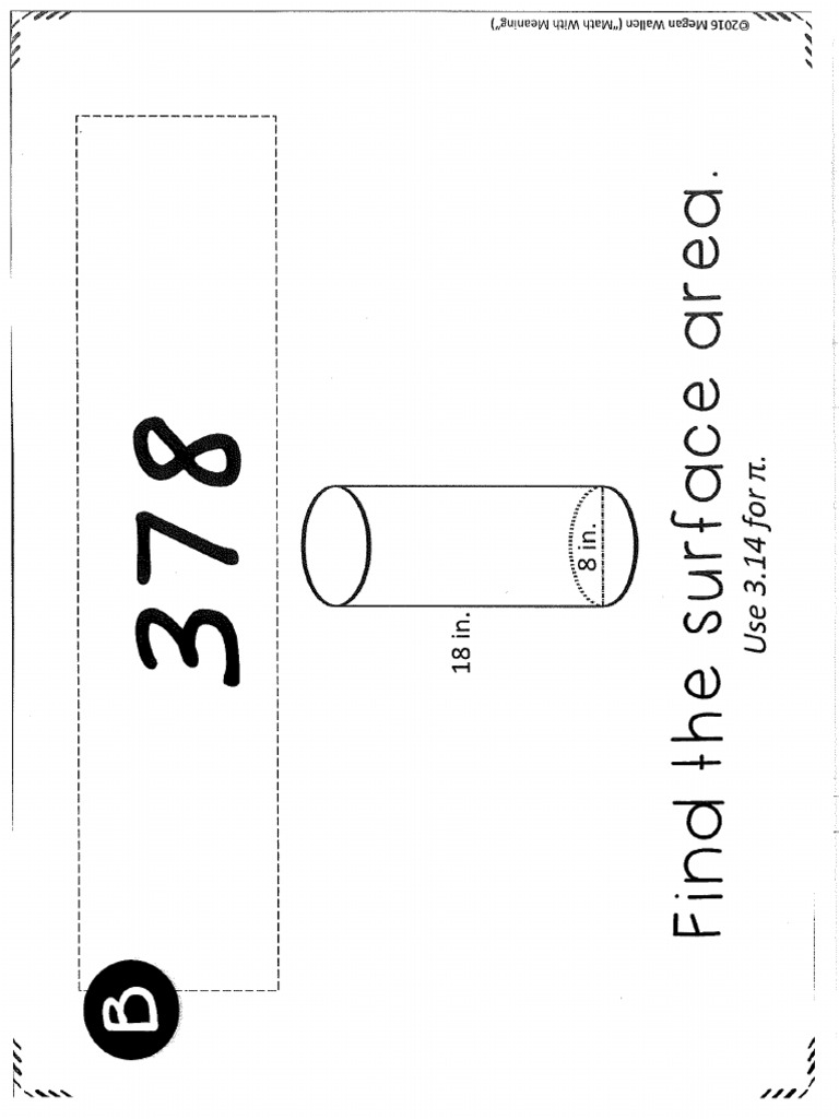 SA and Volume Scavenger Hunt - Student Edition | PDF