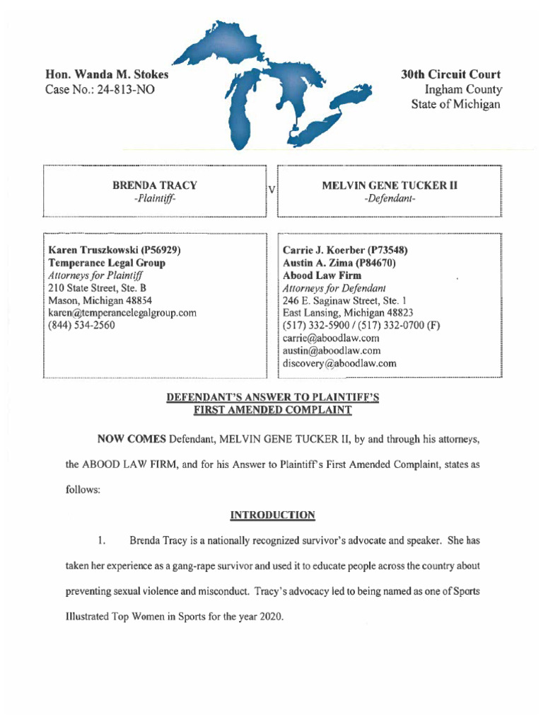 Defendant's Answer To First Amended Complaint 042825 | PDF