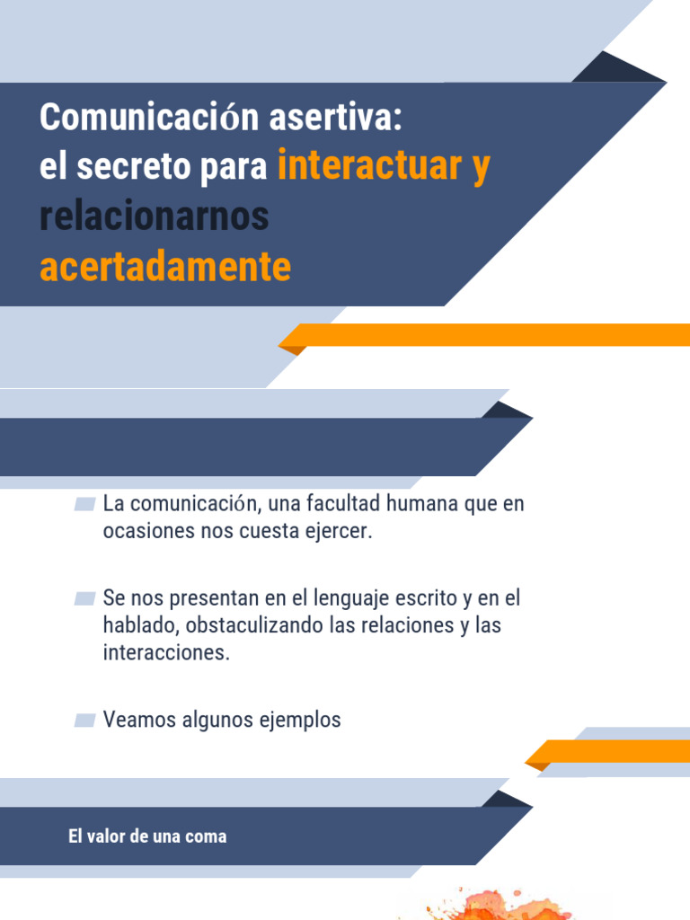 Comunicaci n Asertiva Secreto Para La Interacci n 1625451873 | PDF | Comunicación no verbal ...