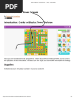 Blooket Tower Defense Guide - How To Make The Best Set-Up | PDF