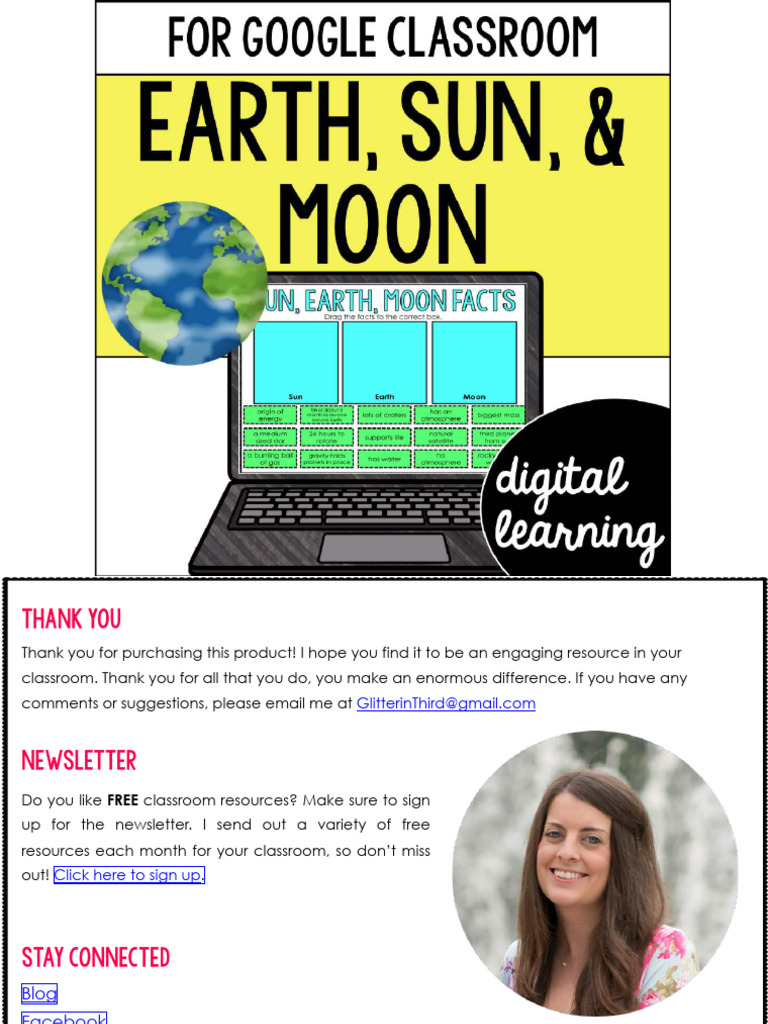 Student - Meba Eshete - 09 - Sun, Earth, and Moon For Google Classroom ...
