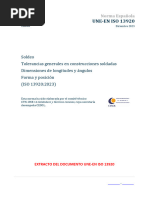 Norma DIN ISO 13920: Tolerancias de Soldadura | PDF | Medición | Europa