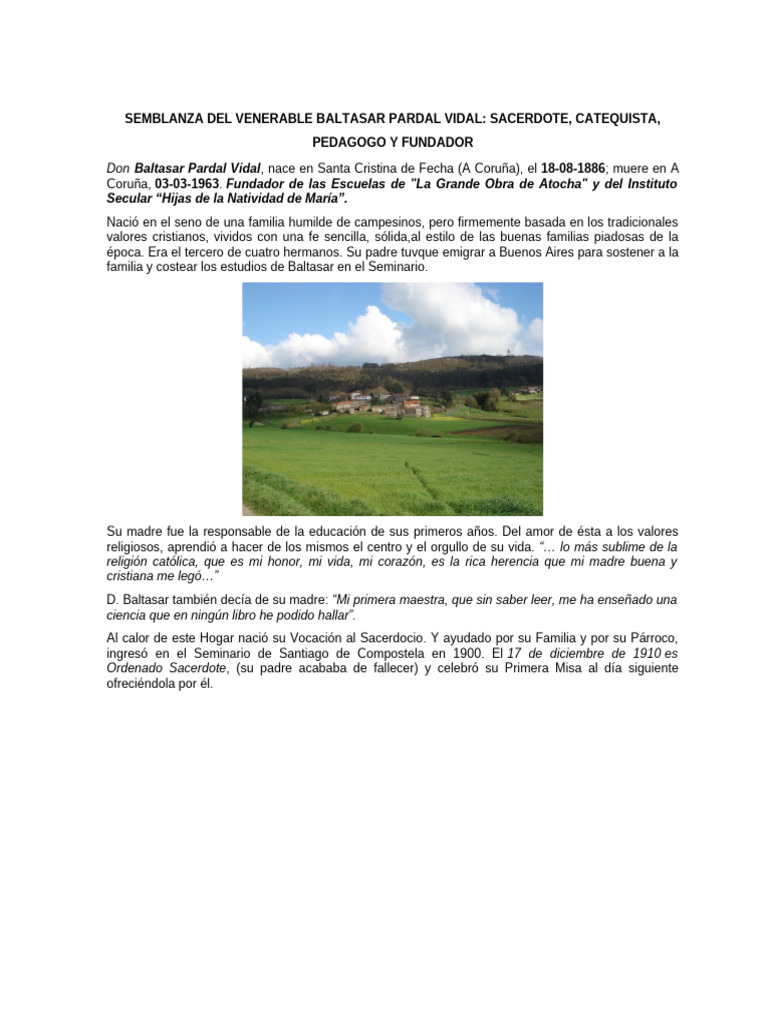 Semblanza de Baltasar Pardal Vidal | PDF