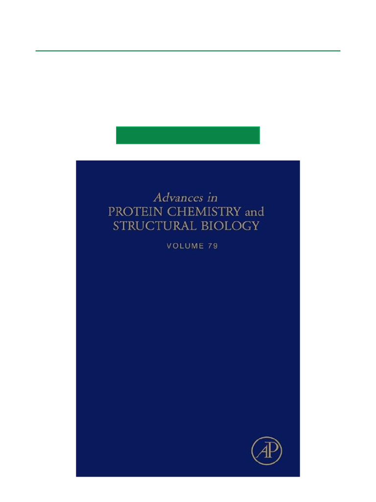 Advances in Protein Chemistry and Structural Biology Premium Download ...
