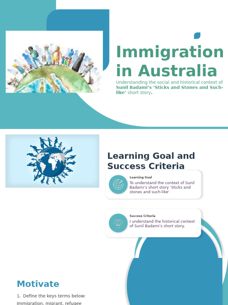 Context of Immigration in Australia | PDF | Immigration | Human Migration
