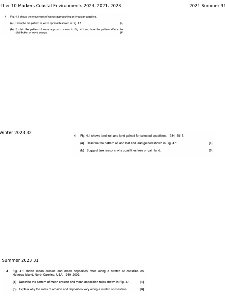 Coastal 10 Markers | PDF