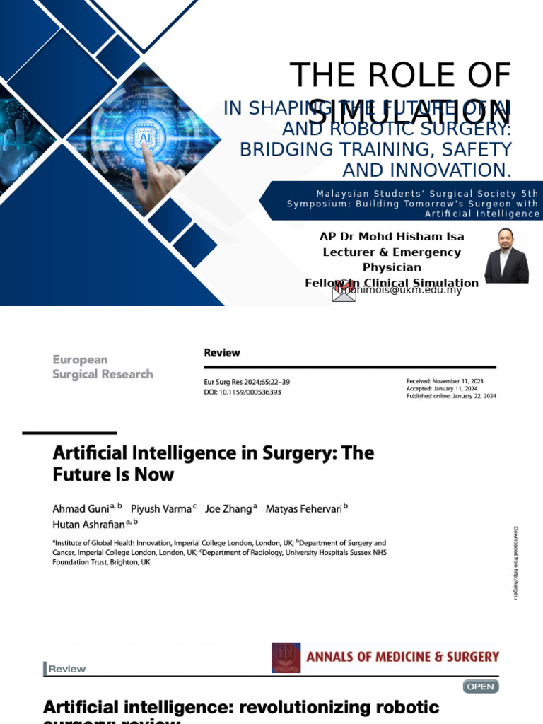 Medical Student Conference | PDF | Simulation | Artificial Intelligence