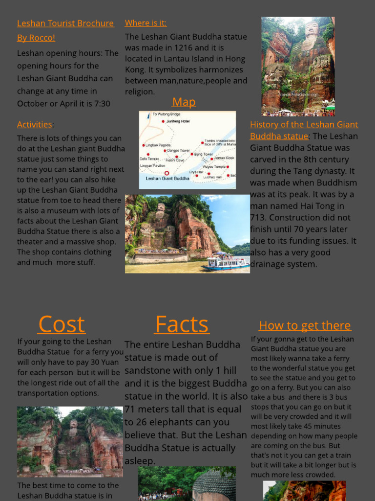 Leshan Buddha Statue Brochure by Rocco | PDF